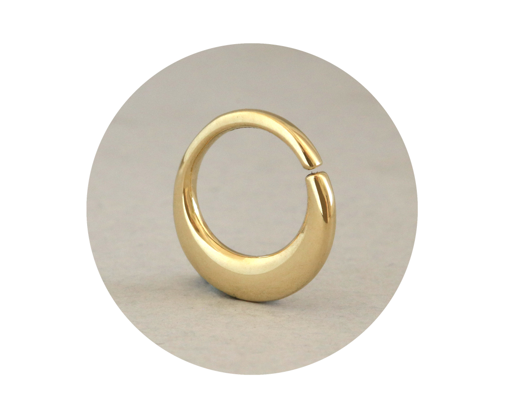 Anna -14k Gold Seam Ring – Auri Jewelry